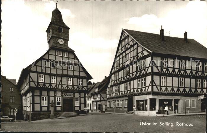 Uslar Solling Rathaus Kat. Uslar Nr. ke25846 - oldthing: Ansichtskarten ...