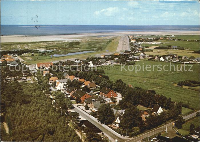 St Peter Ording Fliegeraufnahme Strandweg Am Deich Kat. Sankt Peter ...