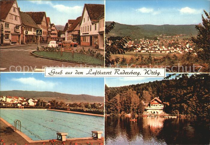 Rudersberg Wuerttemberg Marktplatz Freibad Ebnisee Kat. Rudersberg Nr ...