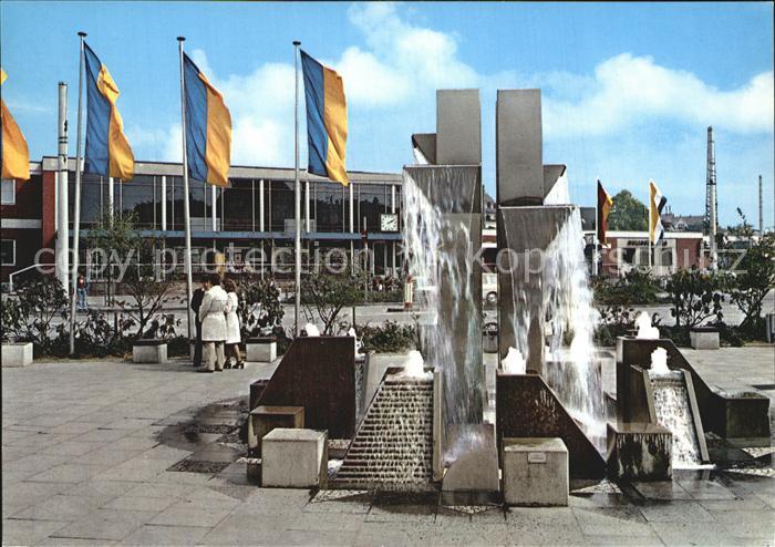 Solingen Ohligs Bremshey Platz Bahnhof Springbrunnen Kat. Solingen Nr ...