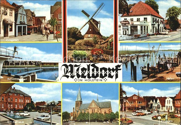 Meldorf Zinglplatz Schwimmbad Am Rathaus Dom Nordermuehle Hafen Kat ...