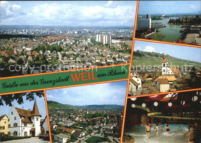 AK / Ansichtskarte Weil am Rhein Laguna Badeland Wellenbad Kat. Weil am ...