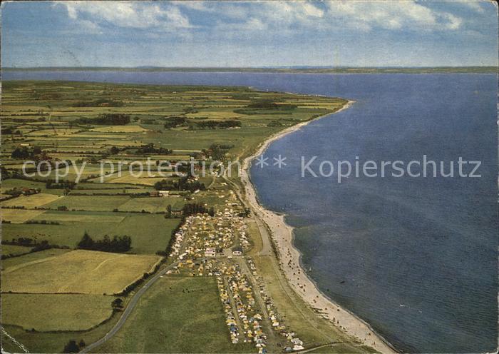 AK / Ansichtskarte Hasselberg Ostsee Fliegeraufnahme Campingplatz Kat ...