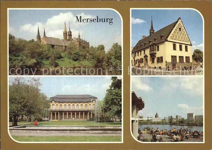 Merseburg Saale Dom Schloss Rathaus Gotthardteich Kat. Merseburg Nr ...
