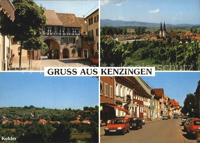 Kenzingen Stadttor Panorama Kohle Strassenpartie Kat. Kenzingen Nr ...