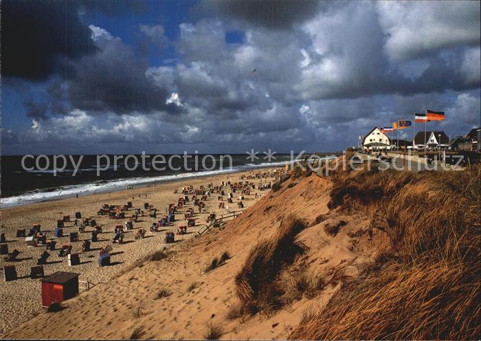 AK / Ansichtskarte Wenningstedt Sylt Strandweg am FKK Strand Abessinien Kat. Wenningstedt ...