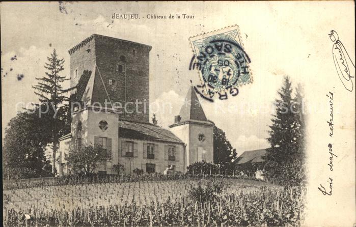 Beaujeu Saint Vallier Pierrejux et Quitteur Chateau de la Tour Kat ...