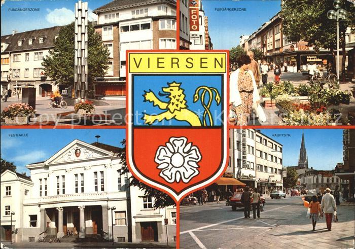 Viersen Hauptstrasse Fussgaengerzone.. | Ansichtskarten günstig