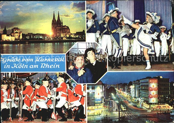 Koeln Rhein Dom Karneval Blaue.. | Ansichtskarten günstig