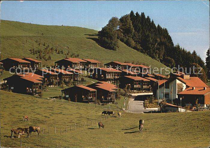 AK / Ansichtskarte Scheidegg_Allgaeu Feriendorf des Erholungswerkes der ...