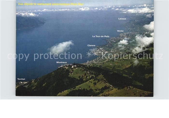 Rochers de Naye Vue depuis le restaurant panoramique Plein Roc Lac ...