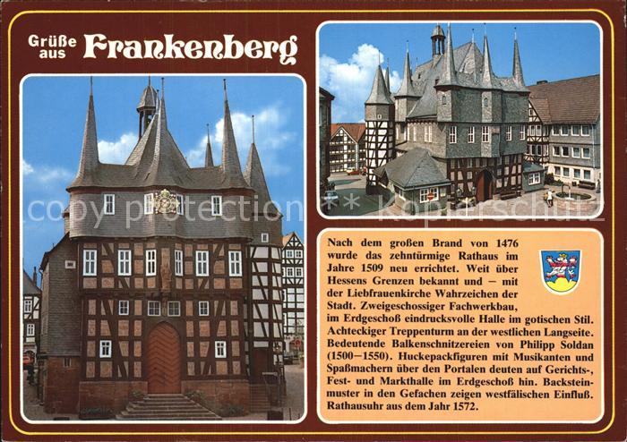 Frankenberg Sachsen Rathaus Kat. Frankenberg Sachsen Nr. kv39876 ...