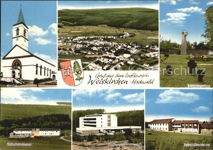Weiskirchen Saar Wildfreigehege Hochwaldsanatorium Stadtwappen Kat ...
