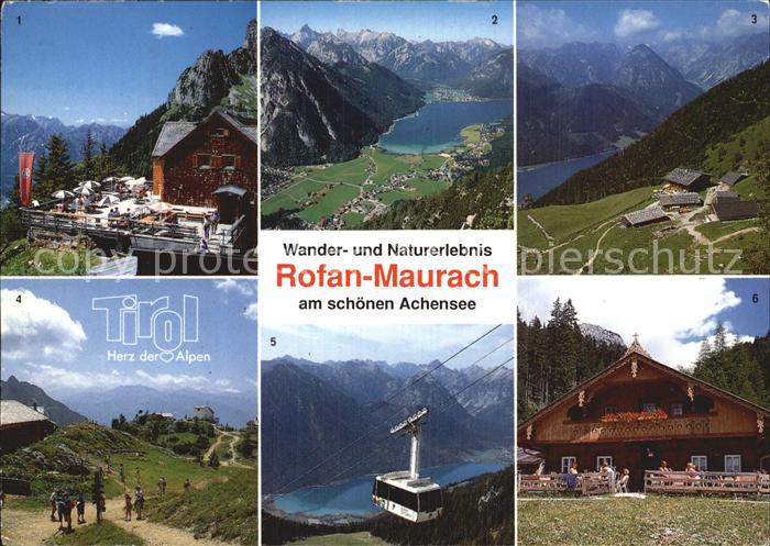 Maurach Achensee Erfurter Huette Dalfaz Alm Bergstation Rofan Seilbahn ...