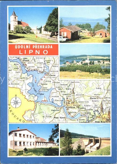 Lipno Horni Plana Cerna v pos frymburk Dolni vltavice Prehrada Nr ...