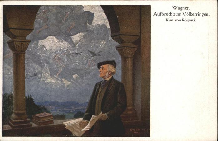 Wagner Richard Komponist Aufbruch zum Voelkerringen Kuenstler Kurt von ...