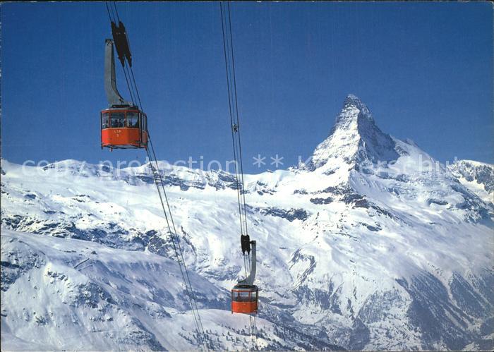 Seilbahn Rothorn Zermatt Matterhorn Kat. Bahnen Nr. kt57493 - oldthing ...