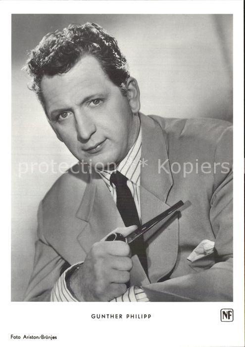 Schauspieler Gunther Philipp Kat. Kino und Film Nr. kt68800 - oldthing ...