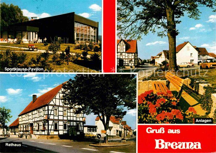 Breuna Sportklause Pavillon Rathaus Parkanlagen Kat. Breuna Nr. de16053 ...