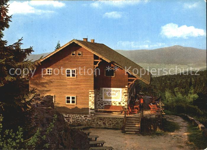 Koetzting Koetztinger Huette Kaitersberg Kat. Bad Koetzting Nr. ke45779 ...