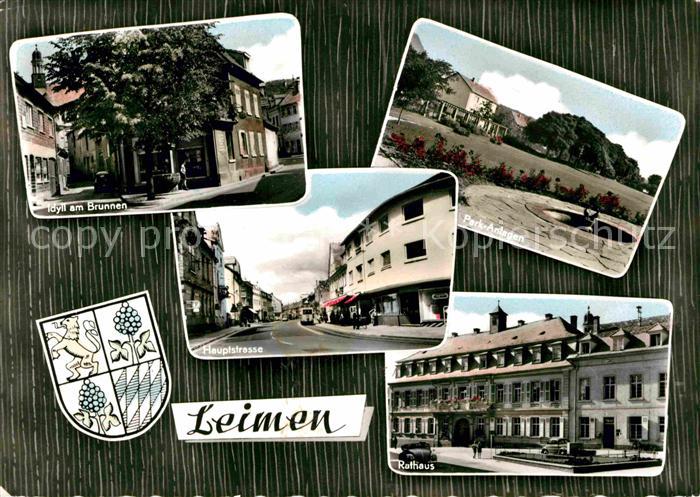 Leimen Hauptstrasse Rathaus Kat. Leimen (Baden) Nr. cx71862 - oldthing ...