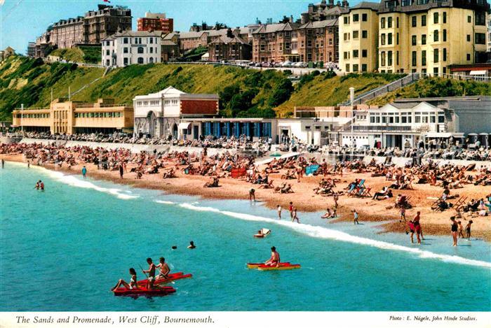 Bournemouth UK The Sands and Promenade West Cliff Kat. Bournemouth Nr ...
