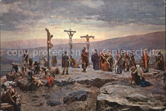 Christentum Kreuzigung Christi Kreuzigungsgruppe Kat. Christentum Nr. kv39048 - oldthing ...