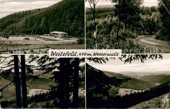 Weitefeld Ansichten Cafe Hochwald Kat. Weitefeld Nr. de18977 - oldthing ...