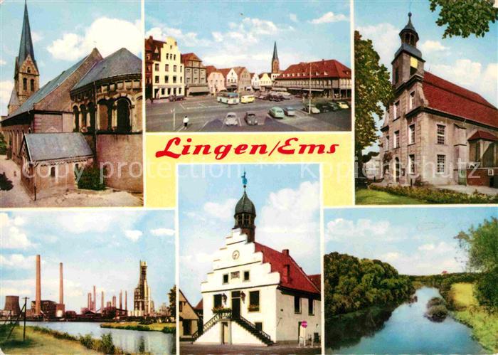 Lingen Ems Historisches Rathaus Kat. Lingen (Ems) Nr. kv12088 ...