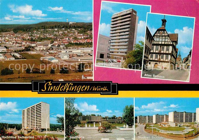 Sindelfingen Eschenried Stadthalle Eichholz IBM Rathaus Kat ...