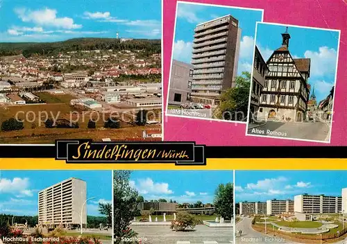 Sindelfingen Eschenried Stadthalle Eichholz IBM Rathaus Kat ...