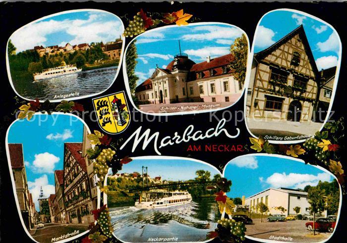 Marbach Neckar Festhalle Stadthalle Schiller Geburtshaus Museum Kat ...