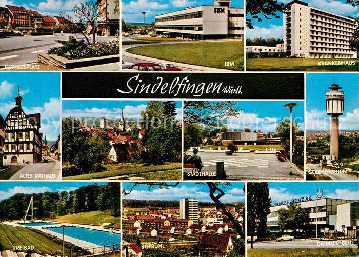 Sindelfingen Rathausplatz Markt Kat. Sindelfingen Nr. kv58972 ...