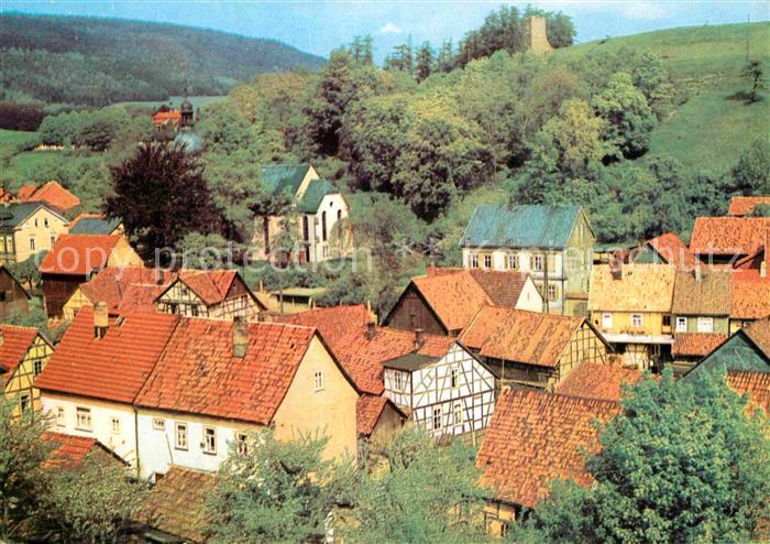 Frankenhain Thueringen Teilansicht Kat... | oldhting.de