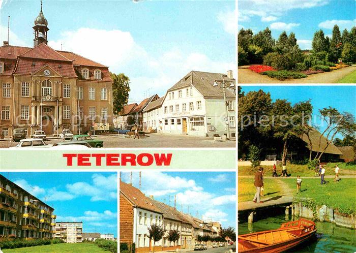 ÄLTERE POSTKARTE TETEROW RWN-RESTAURANT TETEROWER SEE KREISKULTURHAUS ...
