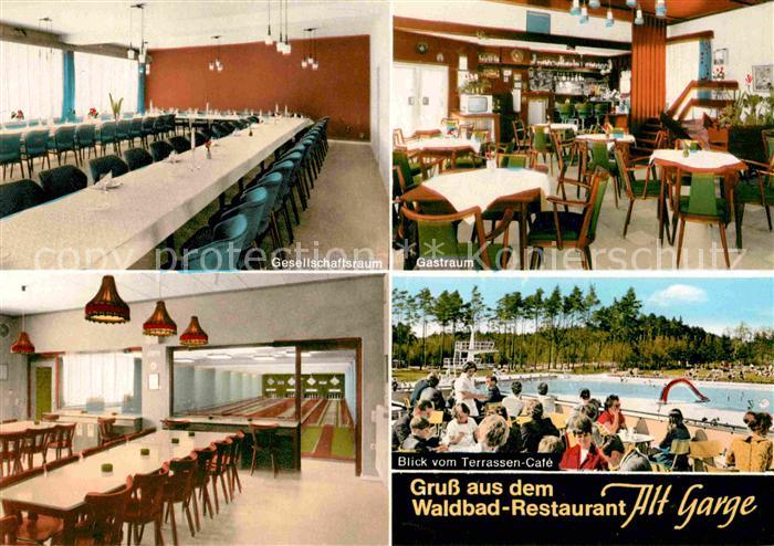 Alt Garge Waldbad Restaurant Freibad Kat. Bleckede Nr. cx74508 ...