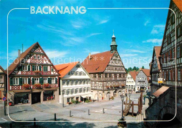 Backnang Partie am Rathaus Kat. Backnang Nr. kv72709 - oldthing ...
