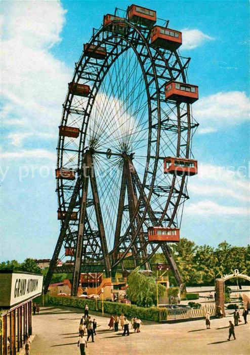 Riesenrad Wien Prater Nr. kv60352 - oldthing Ansichtskarten ...