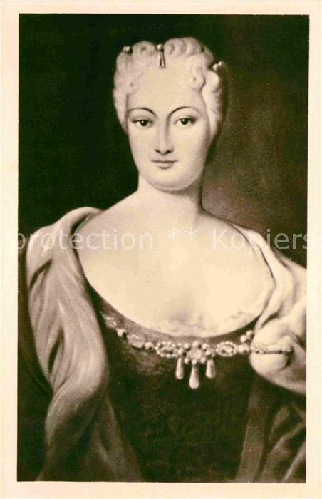 AK / Ansichtskarte Moritzburg Sachsen Portrait Graefin Anna Constantia ...