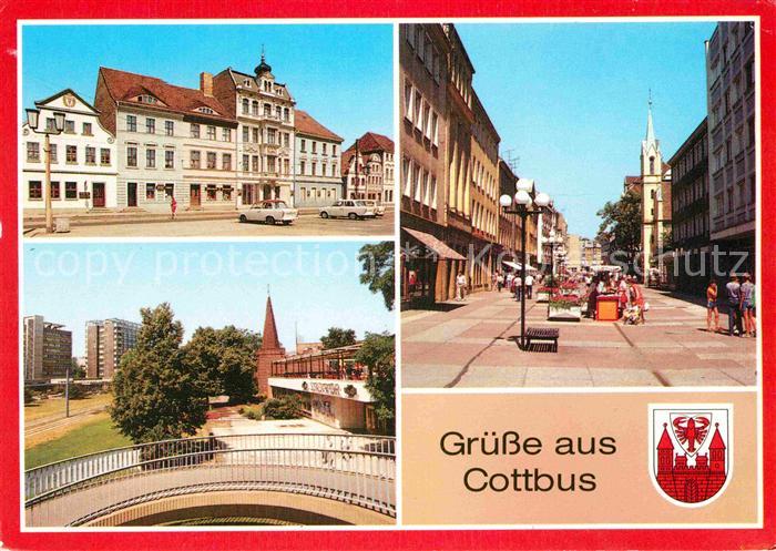 AK / Ansichtskarte Cottbus Altmarkt Branitzer Park Am Stadttor Zentrum ...