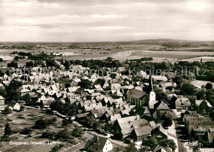 Stolzenau Weser Fliegeraufnahme Kat. Stolzenau Nr. bx08954 - oldthing ...