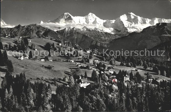 Beatenberg Beatenberg Waldegg Eiger Moench Jungfrau x / Beatenberg /Bz ...