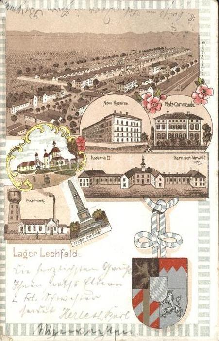 Lager Lechfeld Lager Lechfeld Kaserne x / Schwabmuenchen /Augsburg LKR ...