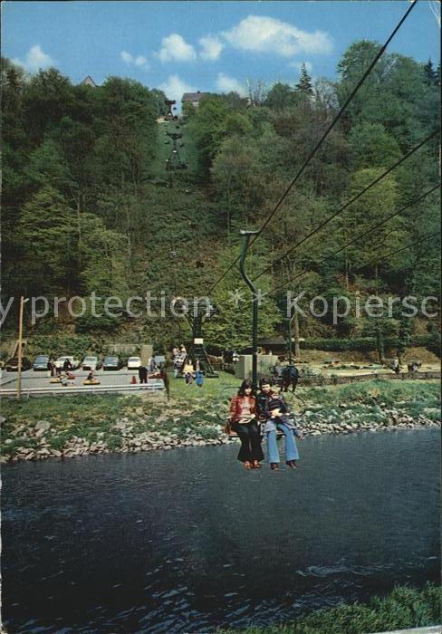 AK / Ansichtskarte Burg Wupper Schloss Seilbahn Bergisches land Kat ...