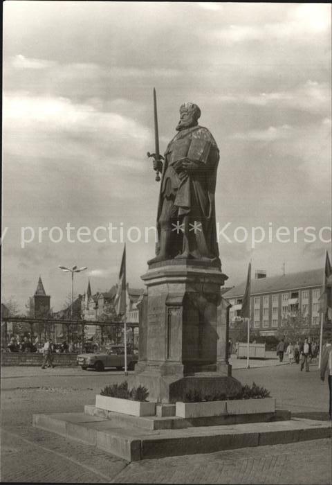 AK / Ansichtskarte Jena_Thueringen Platz der Kosmonauten Hanfried ...
