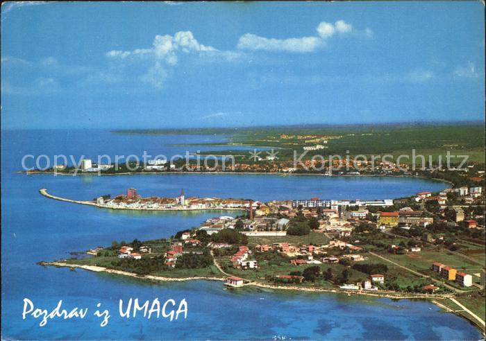 AK / Ansichtskarte Umag Umago Istrien Fliegeraufnahme Kat. Kroatien Nr ...