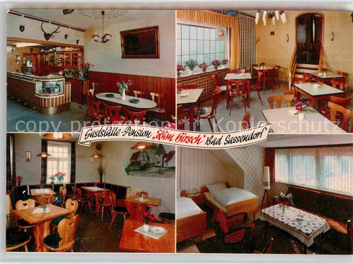 AK / Ansichtskarte Bad Sassendorf Gasthaus Pension Zum Hirsch ...