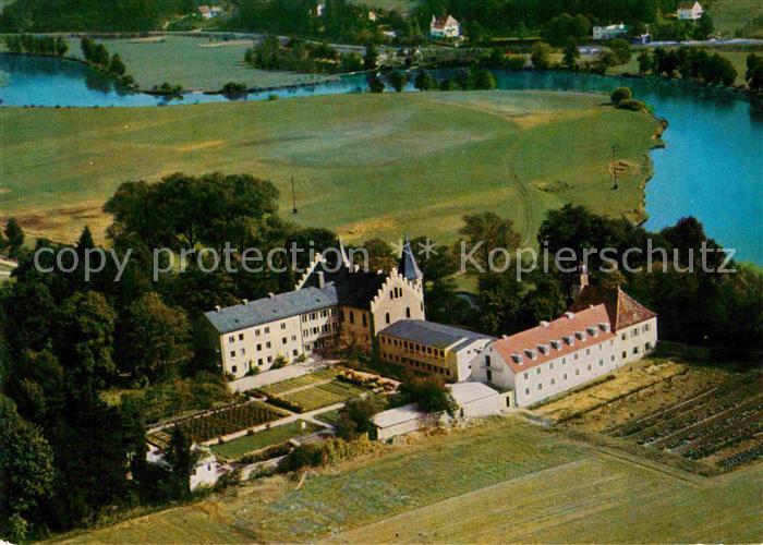 AK / Ansichtskarte Regenstauf Fliegeraufnahme Schloss Spindlhof Kat ...