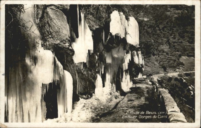 Gorges Cians Gorges Cians Route Beuil x / / Nr. ch73122 - oldthing ...