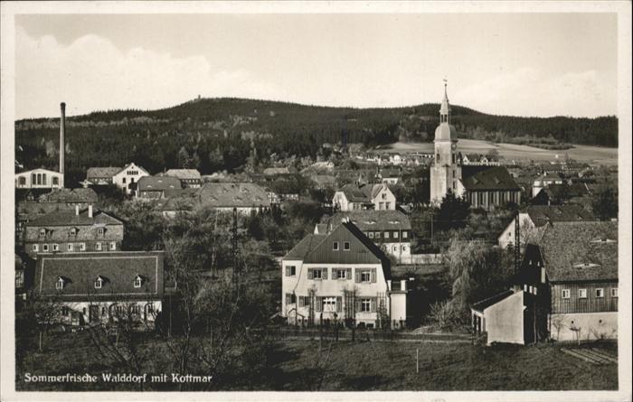 Walddorf-Kottmar Panorama, Wintergarten - Außen und Innenansicht 1918 ...